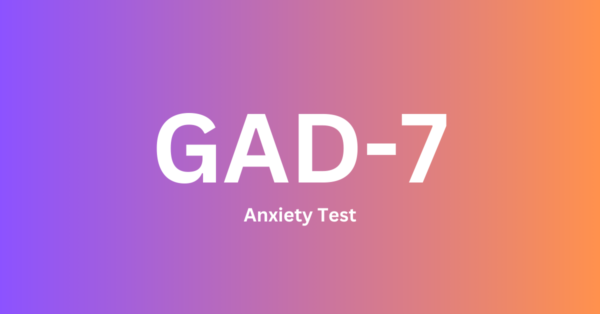 Anxiety Test GAD-7 - Mind Vivo AI chatbot